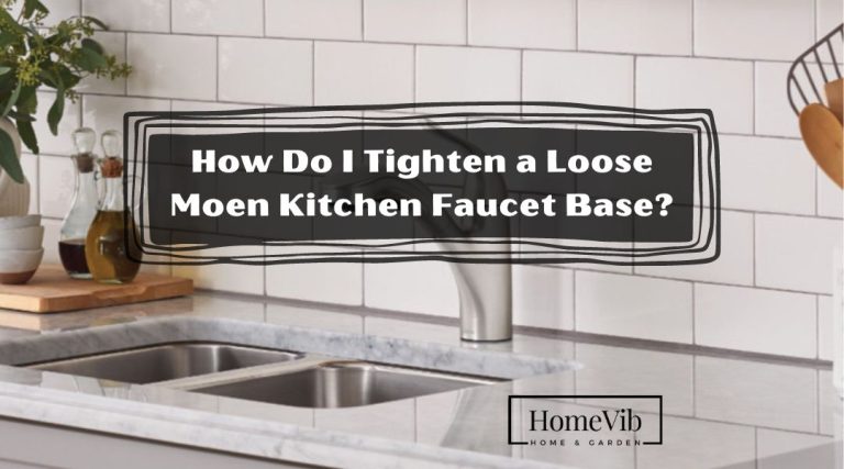 How Do I Tighten a Loose Moen Kitchen Faucet Base? - HomeVib