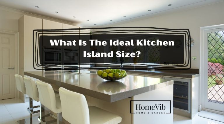 What Is The Ideal Kitchen Island Size? - HomeVib