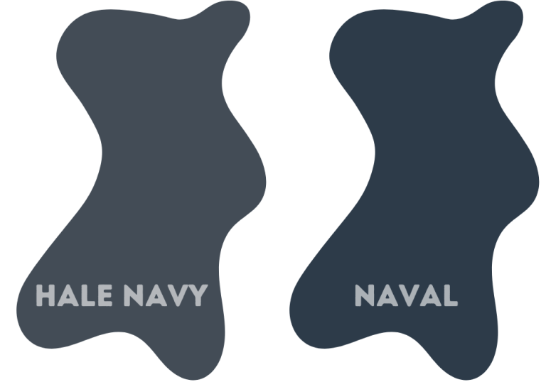 Benjamin Moore Hale Navy Vs Sherwin-Williams Naval - HomeVib