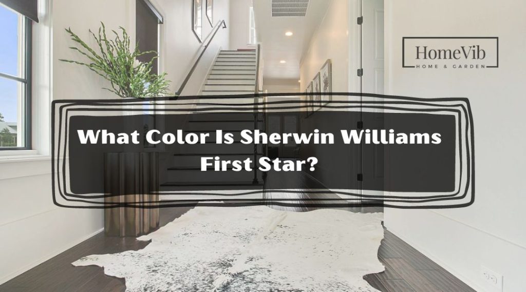 What Color Is Sherwin Williams First Star? - HomeVib
