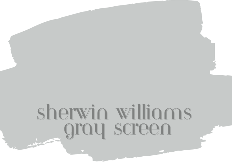What Color Is Sherwin Williams Gray Screen? - HomeVib